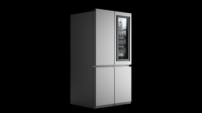 SIGNATURE LG LSR100RU Refrigerator 3D model for Blender 3D model | CGTrader