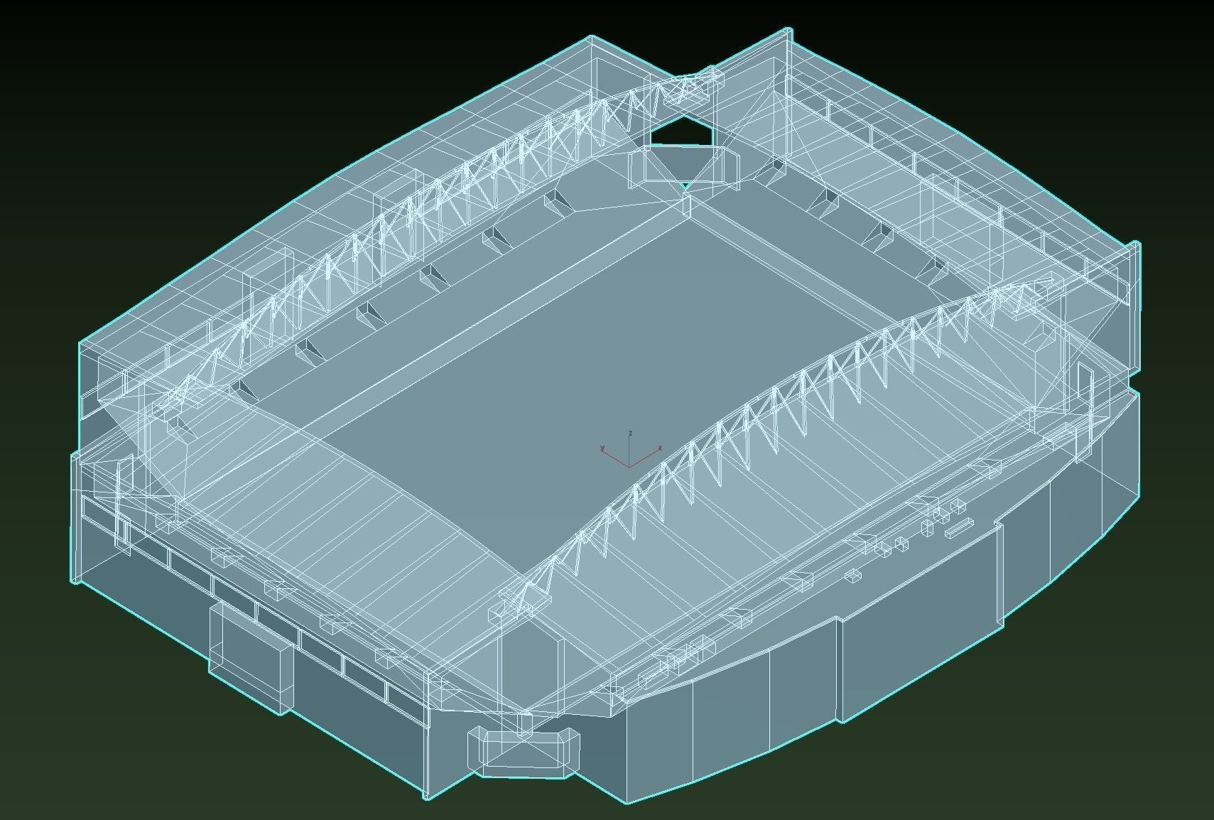 3D model DW Stadium VR / AR / low-poly | CGTrader