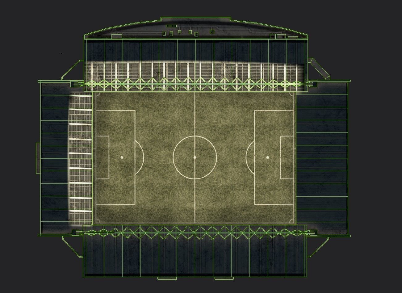 3D model DW Stadium VR / AR / low-poly | CGTrader