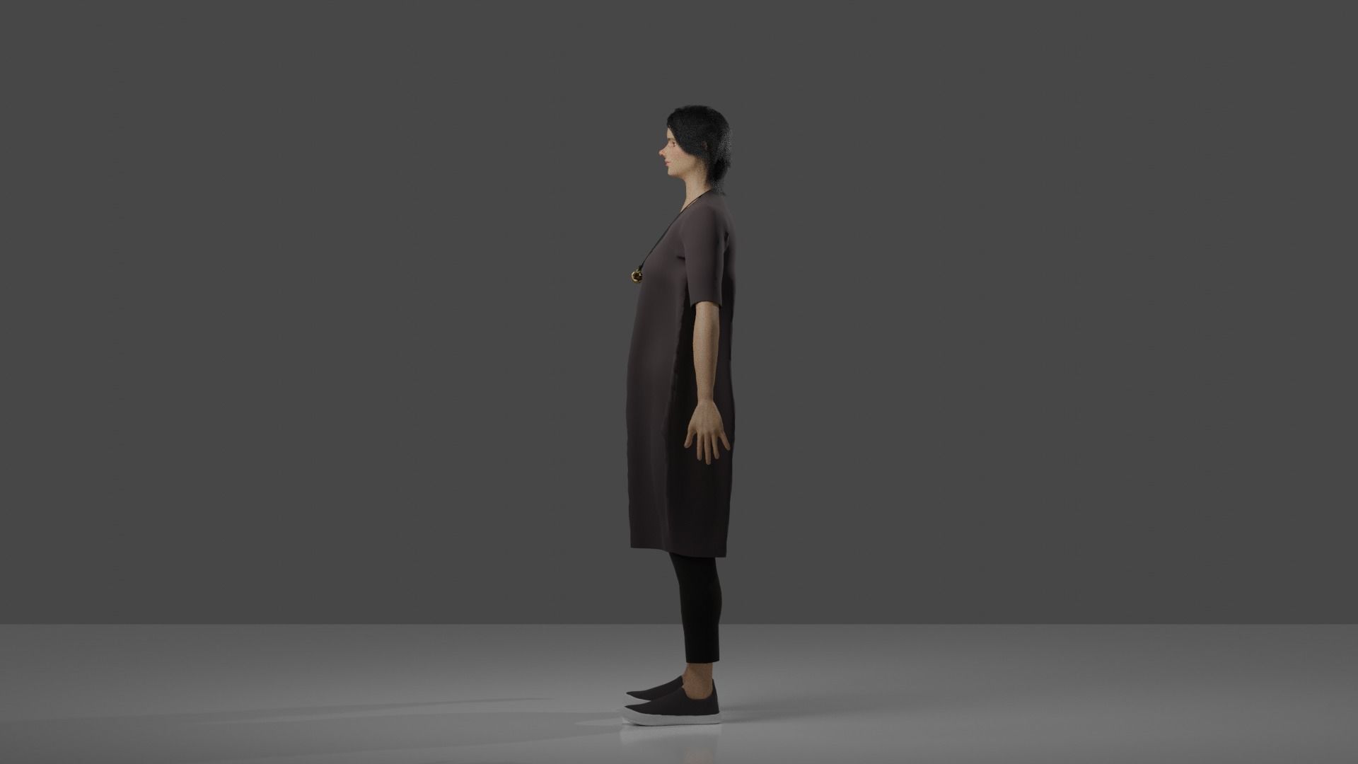 Digital Human Female 001 free 3D model | CGTrader