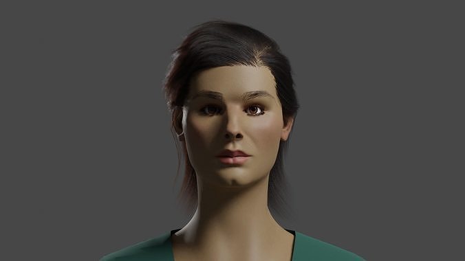 Digital Human Female 004 free 3D model | CGTrader