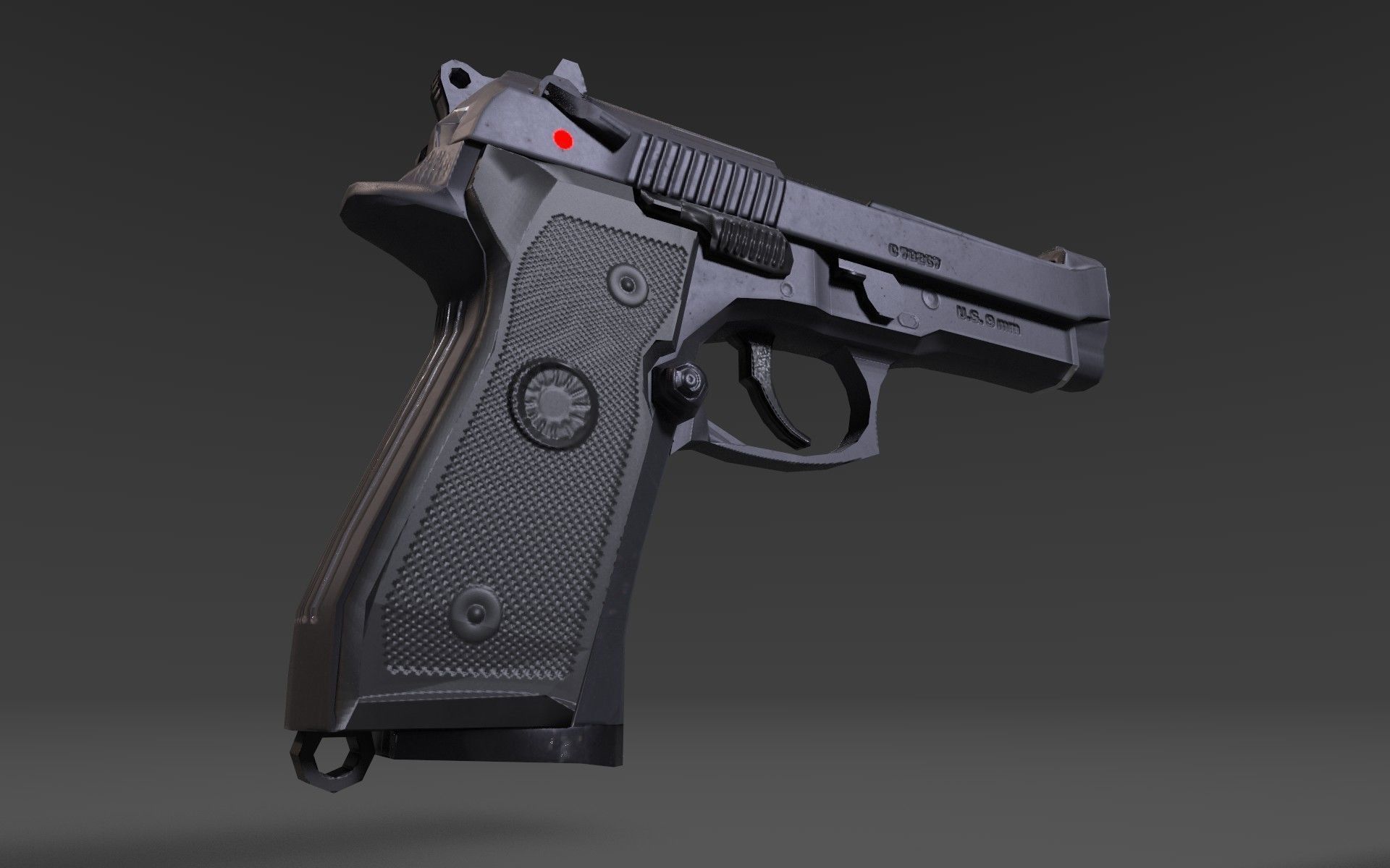 3D model Beretta M9 VR / AR / low-poly | CGTrader
