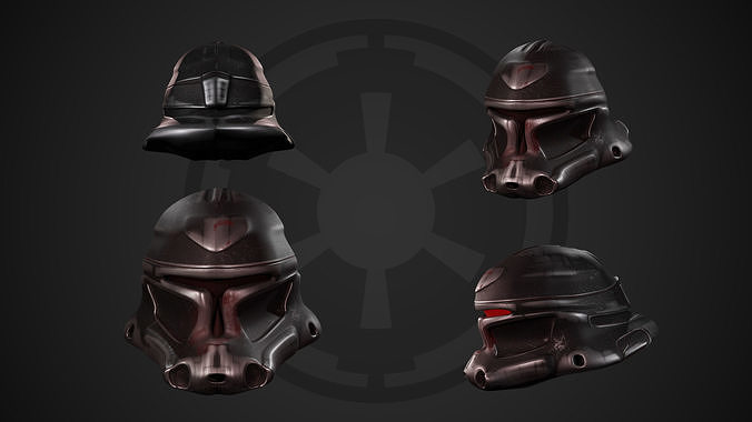 Custom Death Trooper helmet 3D model | CGTrader