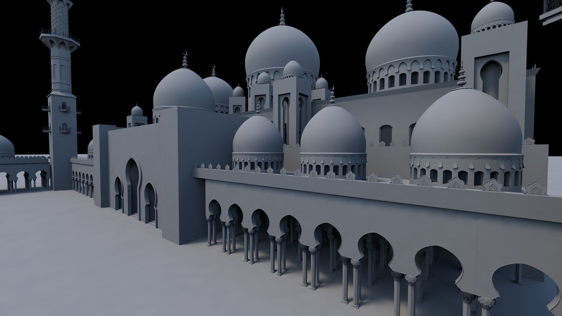 Sheikh Zayed Grand Mosque 3D model | CGTrader