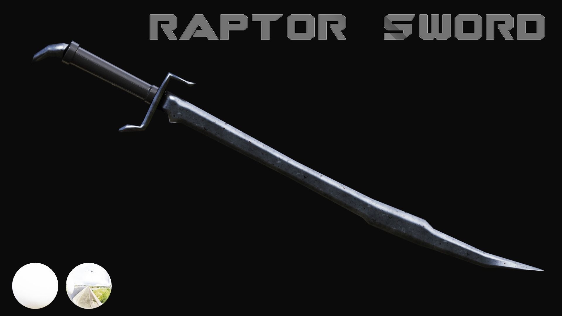 3D model Raptor Sword VR / AR / low-poly | CGTrader