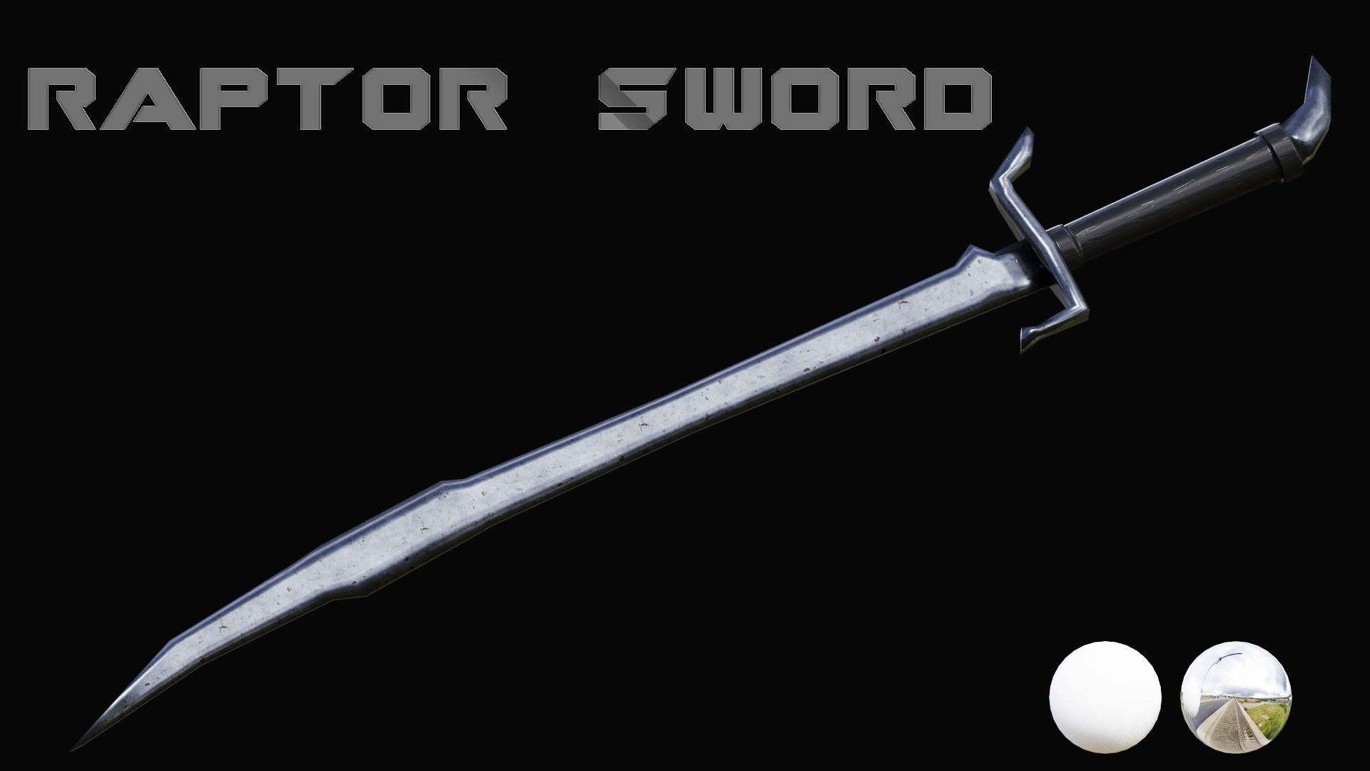 3D model Raptor Sword VR / AR / low-poly | CGTrader