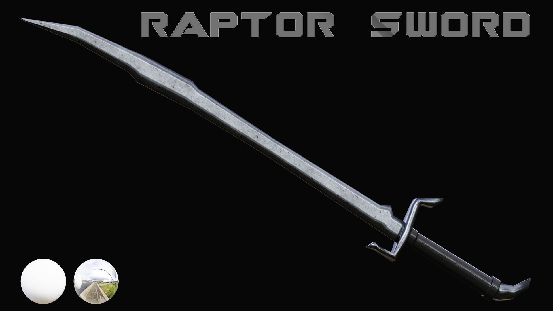3D model Raptor Sword VR / AR / low-poly | CGTrader