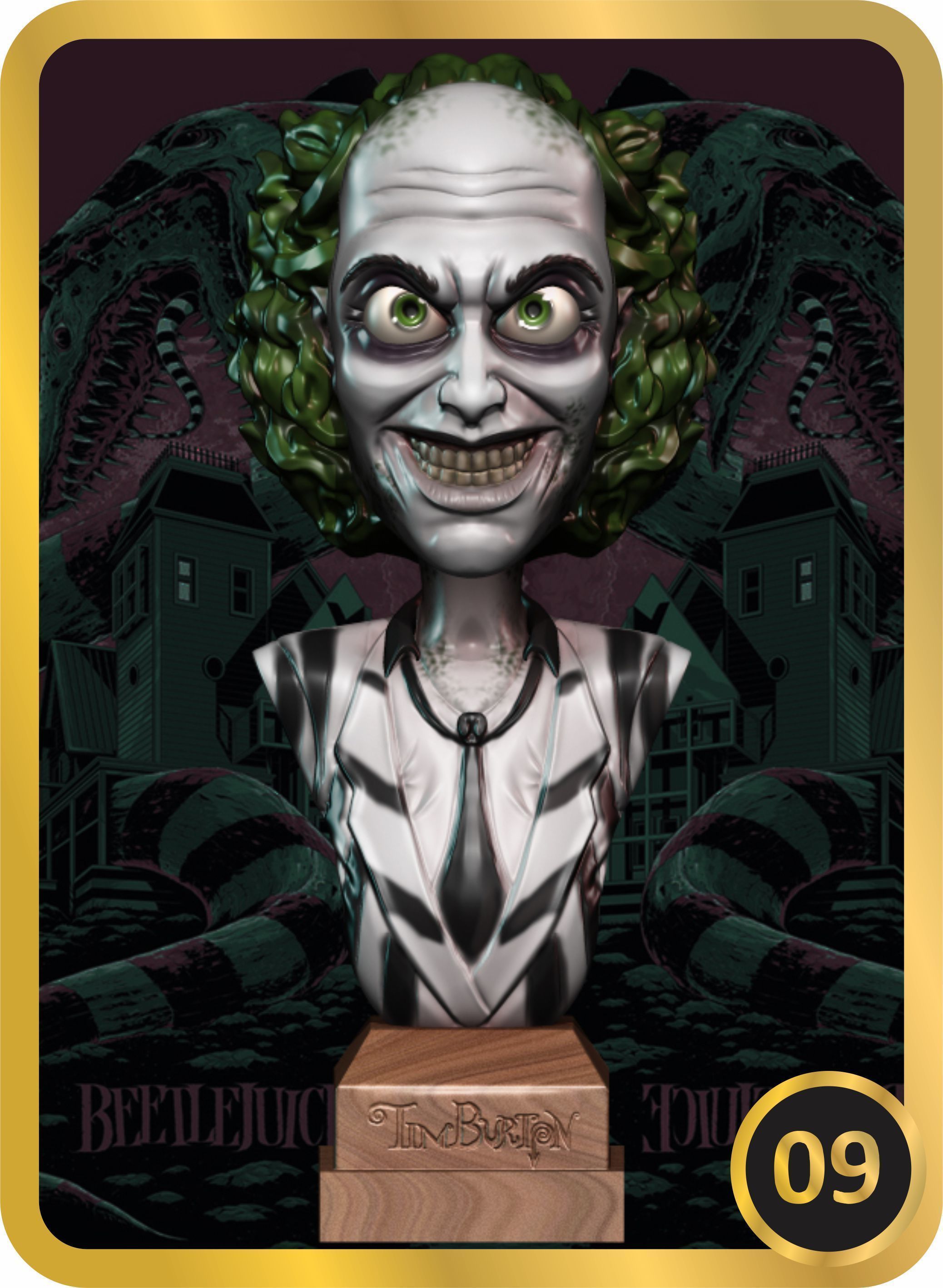 BUSTOS TIM BURTON 3D model | CGTrader