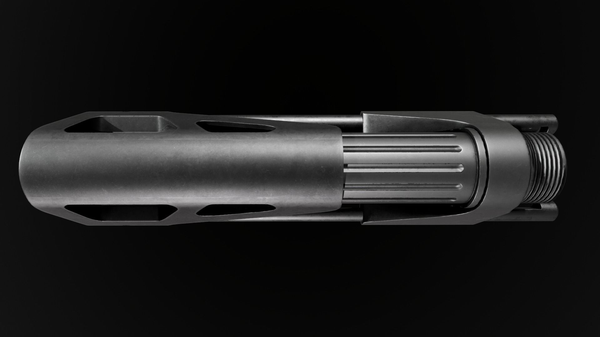 3D model Maxim Defense CQB7 AR15 Collapsible Buttstock VR / AR / low ...