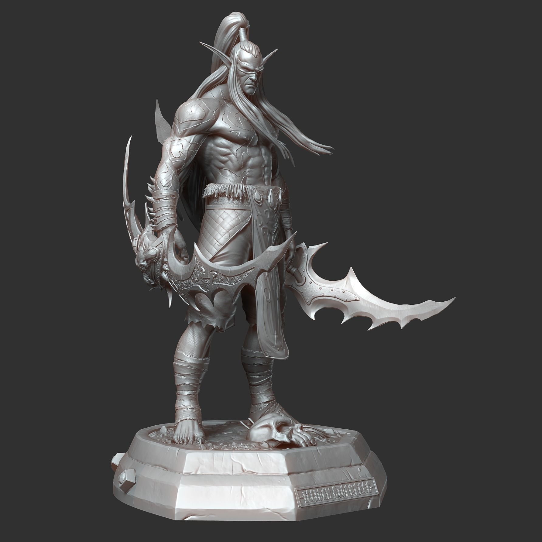 Illidan Stormrage Fan Art 3D model 3D printable | CGTrader
