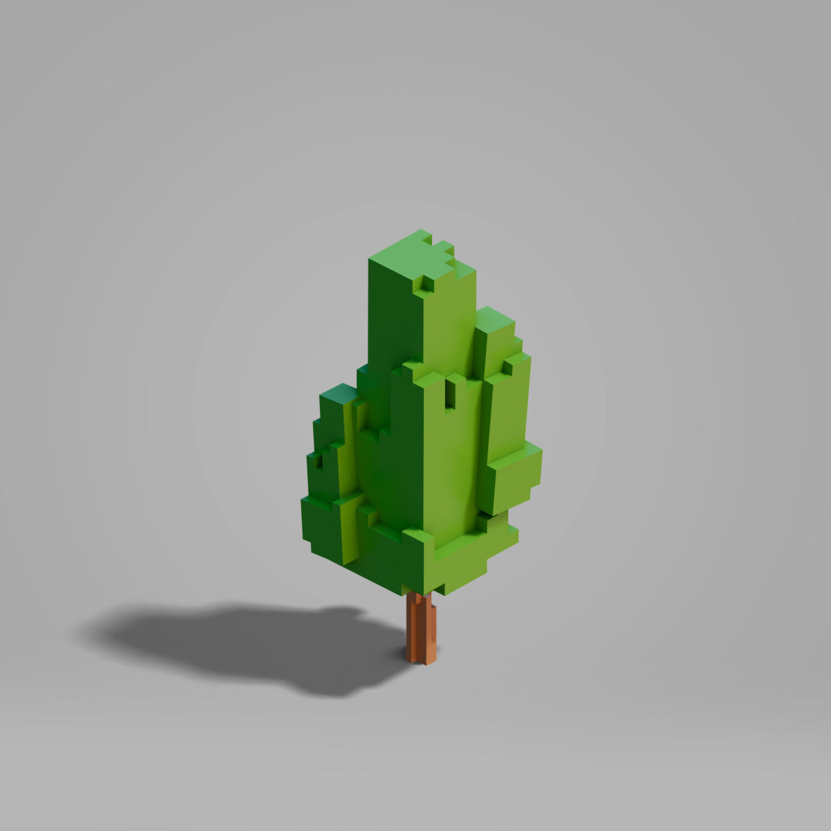 3D model Tree set - Cubic VR / AR / low-poly | CGTrader