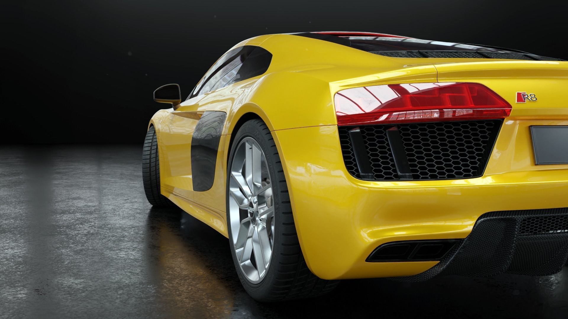 Audi R8 2016 - Rigged 3D model rigged | CGTrader