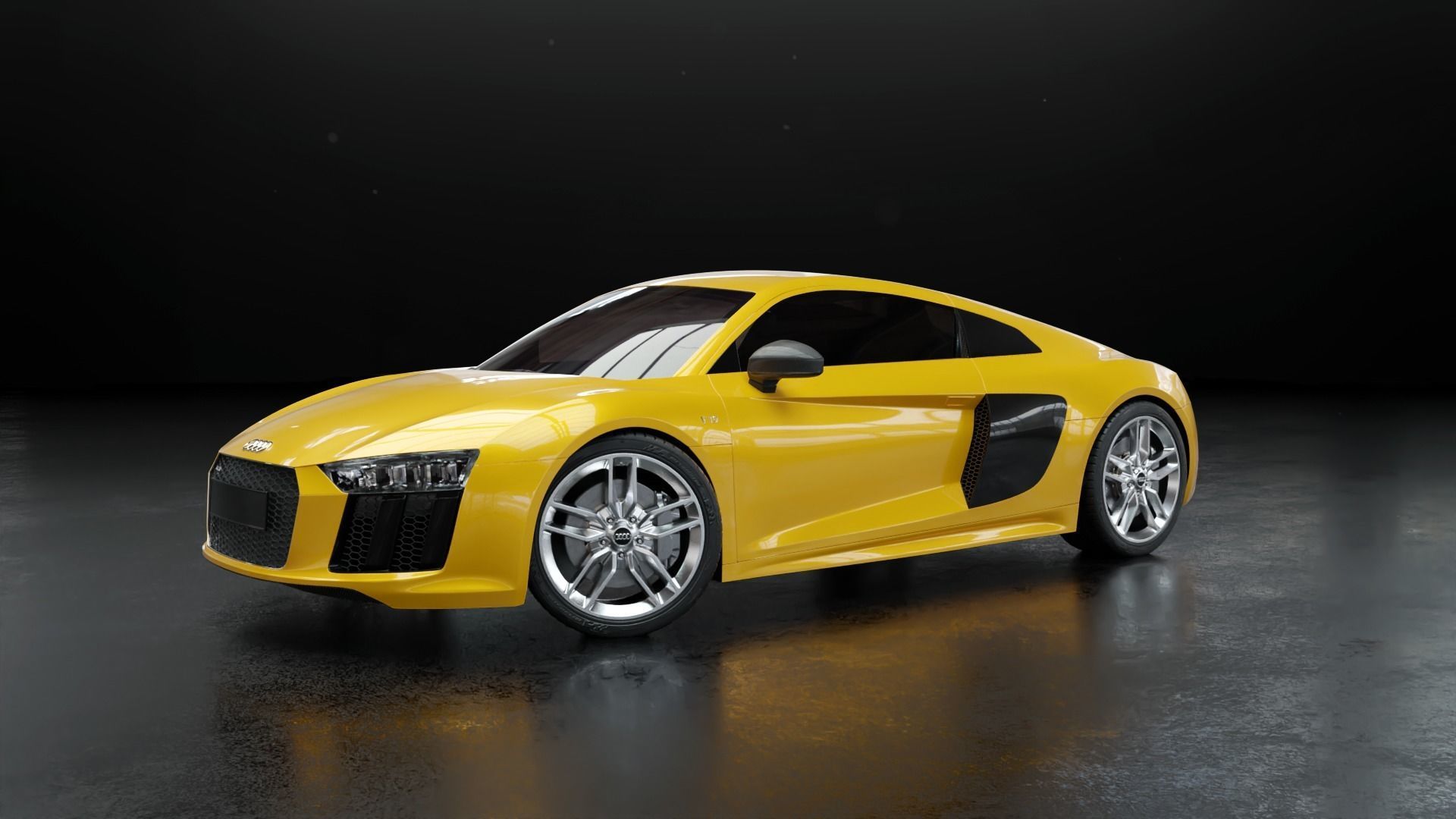 Audi R8 2016 - Rigged 3D model rigged | CGTrader