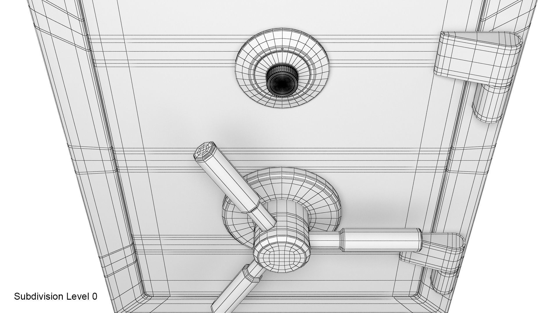 Steel safe 3D model | CGTrader