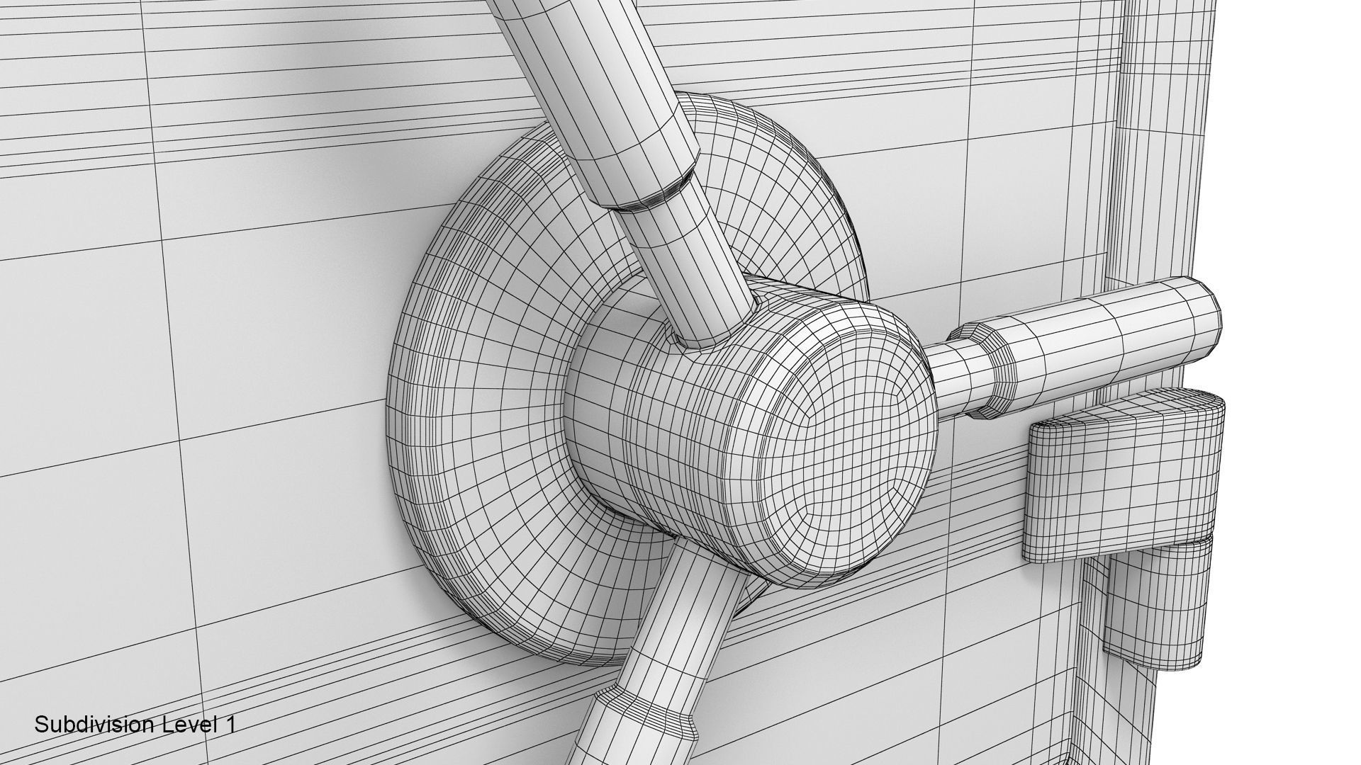 Steel safe 3D model | CGTrader