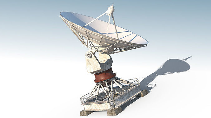 3D model Radar PBR satellite dish VR / AR / low-poly | CGTrader