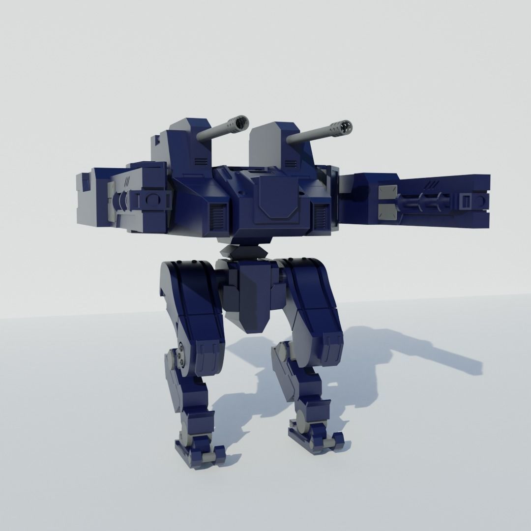 3D model Sci Fi Combat robot VR / AR / low-poly | CGTrader