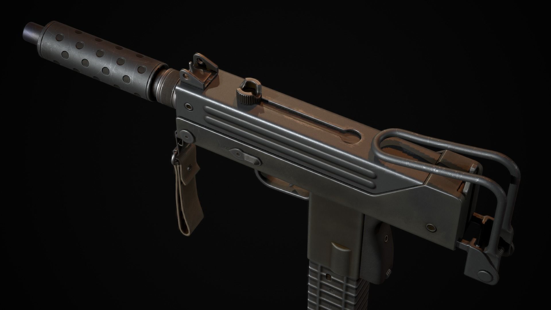 3D model UZI Mac 10 Mini Mac 10 VR / AR / low-poly | CGTrader