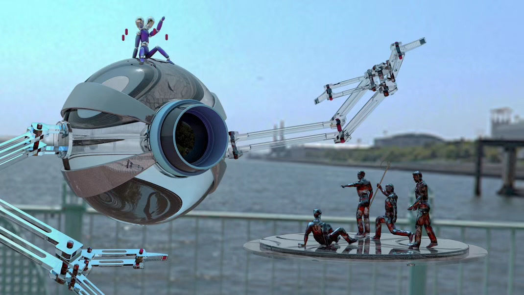 Lens Robot free 3D model | CGTrader