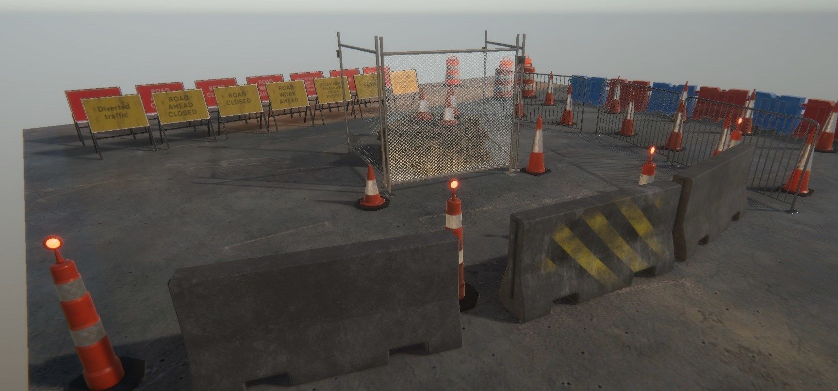 UNITY HDRP Construction Asset pack free VR / AR / low-poly 3D model ...