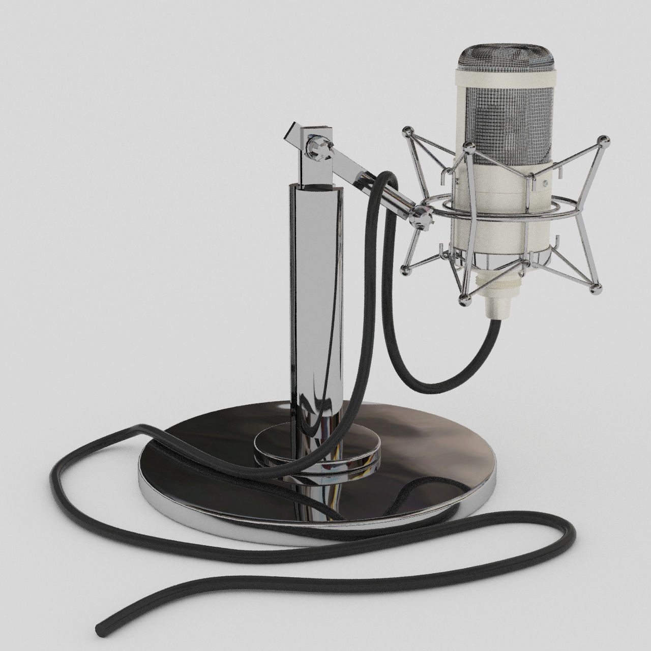 Studio Tube Neuman M147 Microphone 3D model | CGTrader