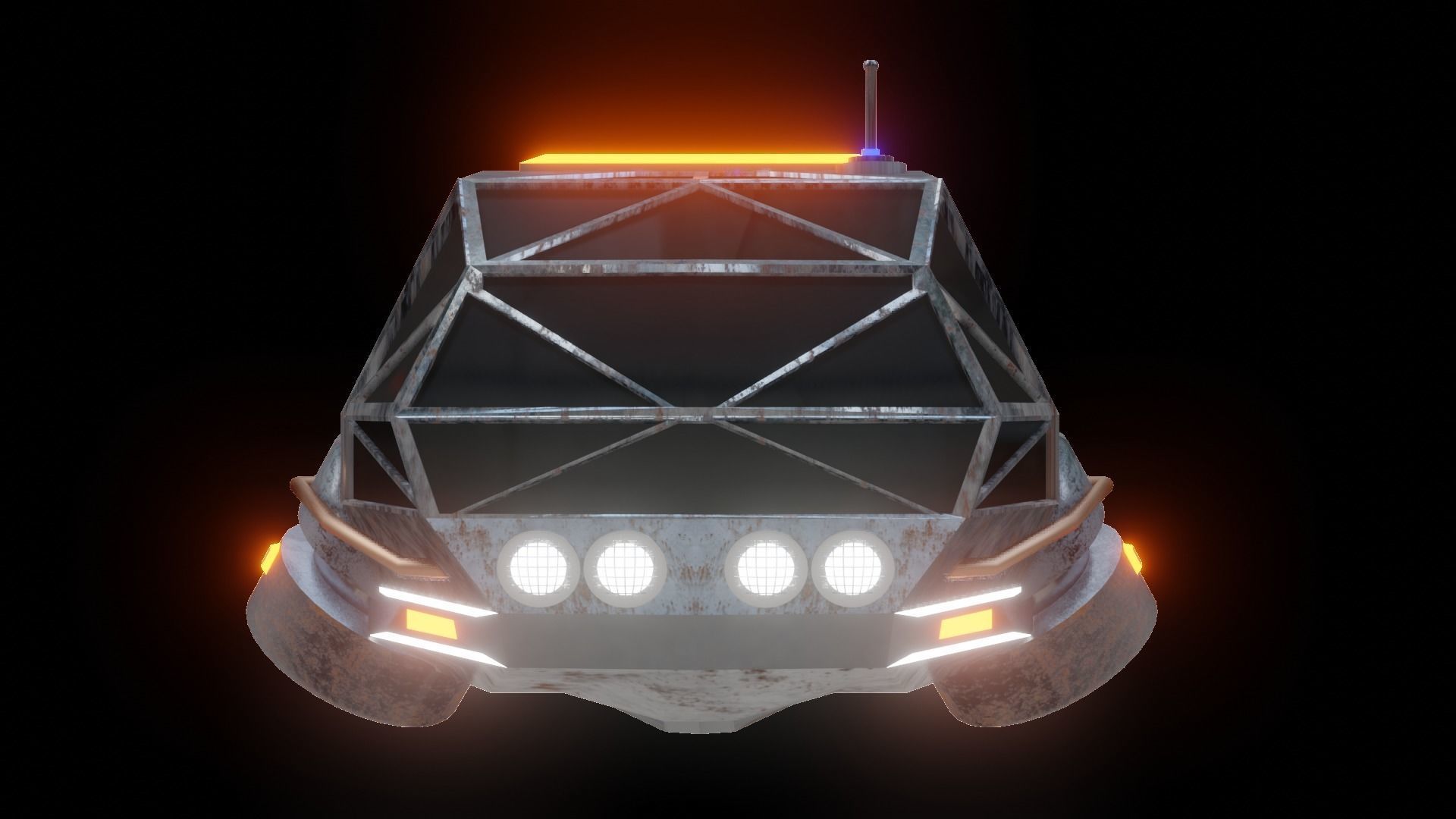 Sci-Fi Hover Truck free VR / AR / low-poly 3D model | CGTrader