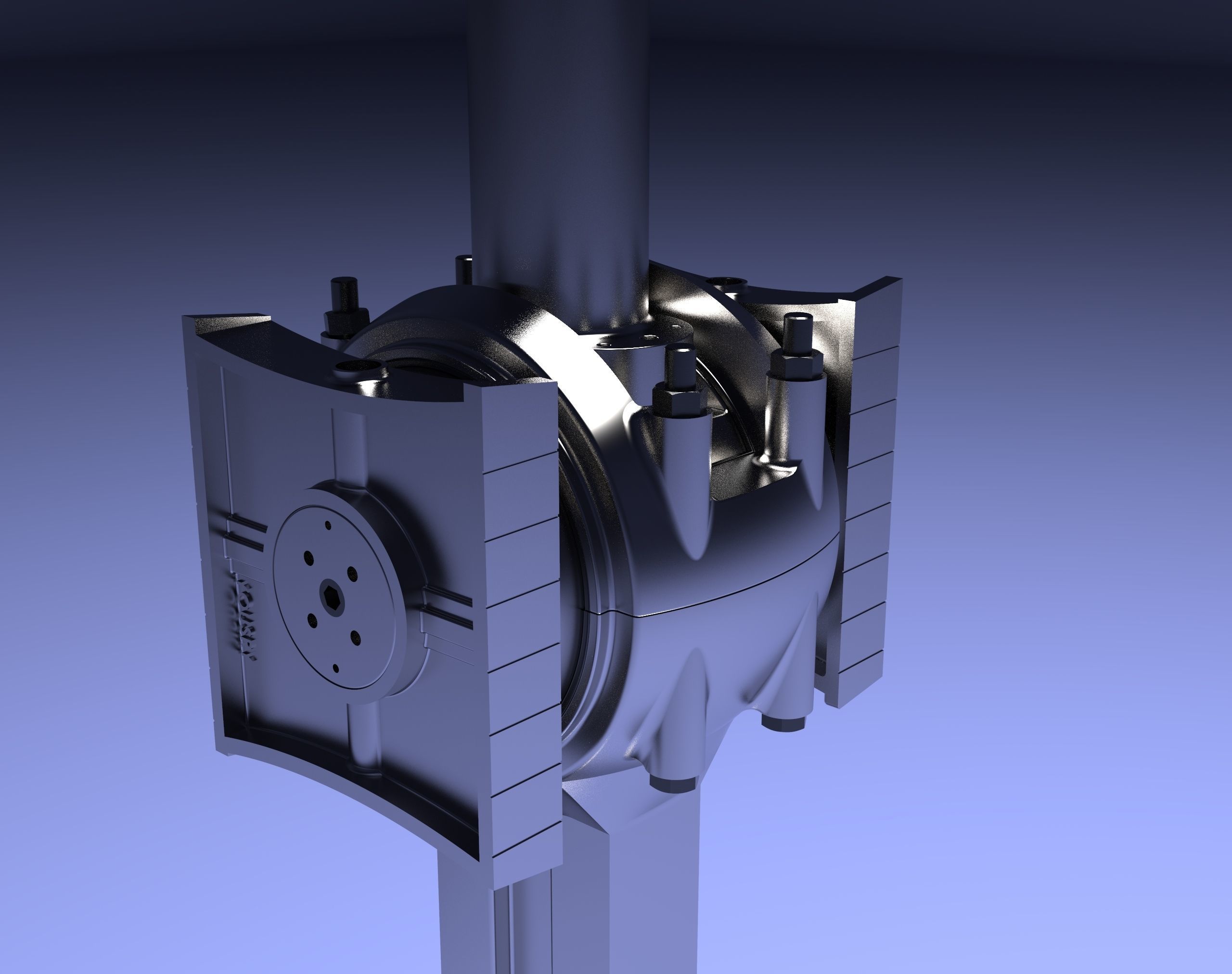 Marine crosshead free 3D model | CGTrader