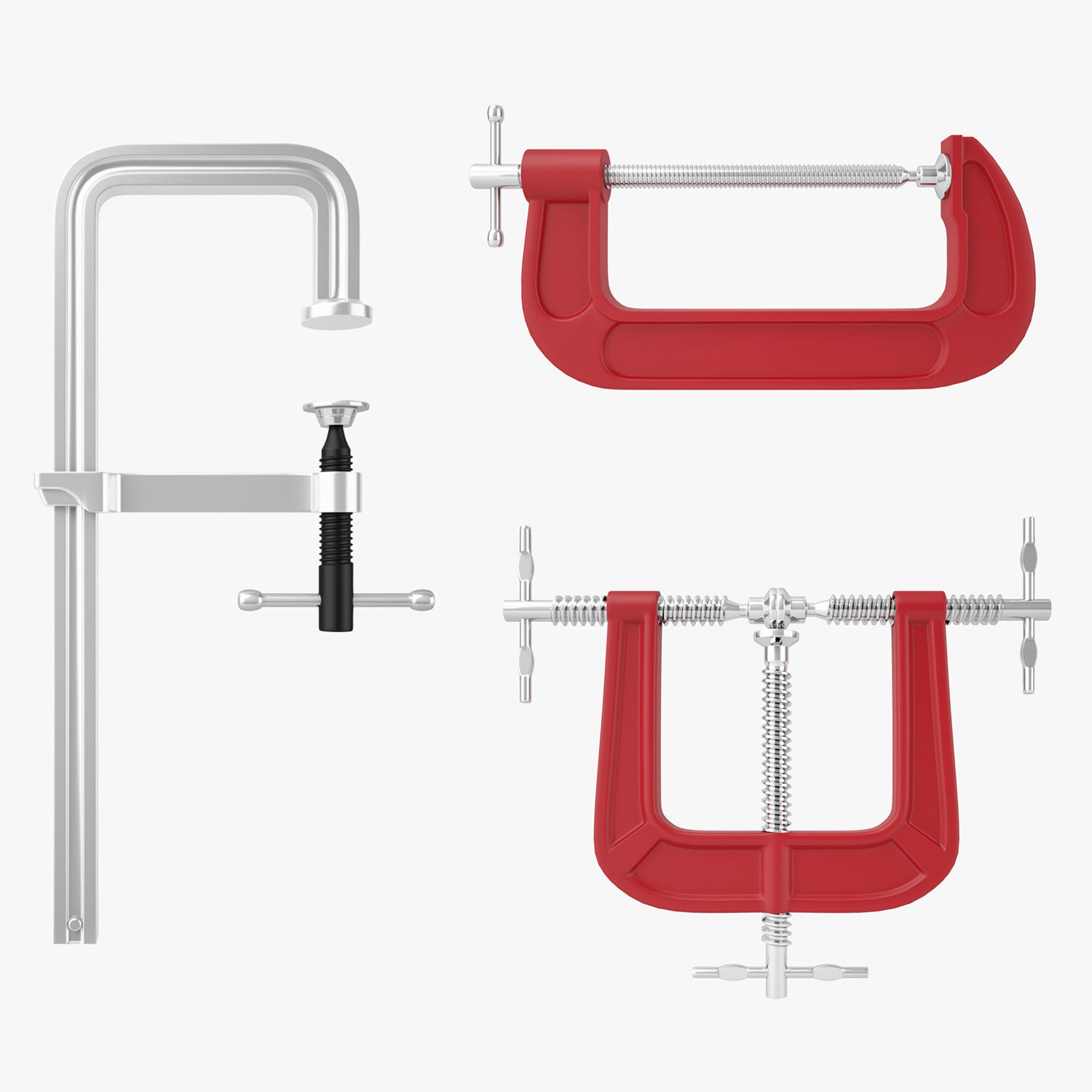 3D Clamps | CGTrader