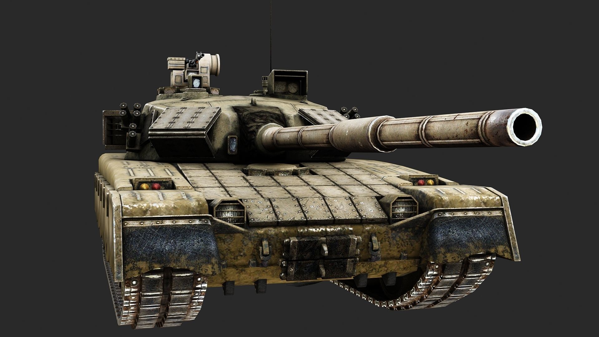 VT1A VT-1A MBT2000 MBT-2000 Pakistan Al-Khalid 3D model 2