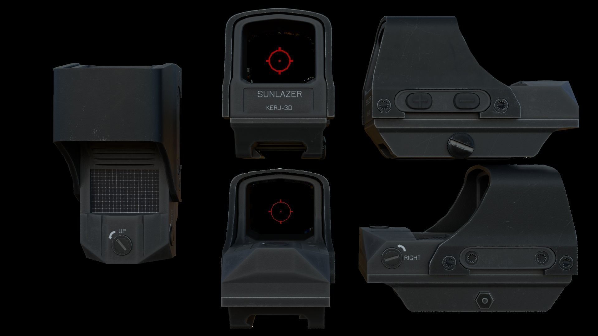 3D model Modular Combat Rifle-Close Quarter Combat Variant VR / AR ...