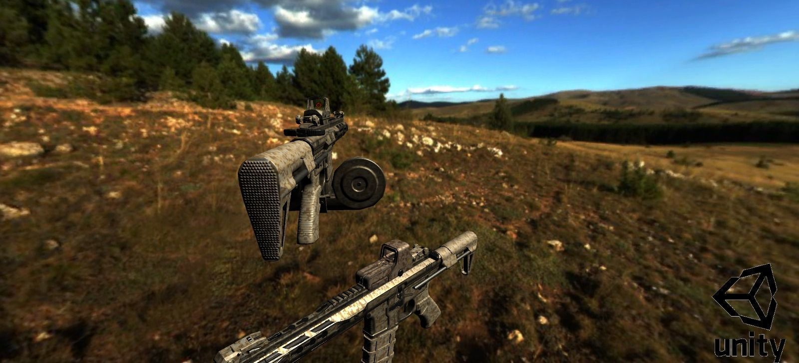 3D model Modular Combat Rifle-Close Quarter Combat Variant VR / AR ...