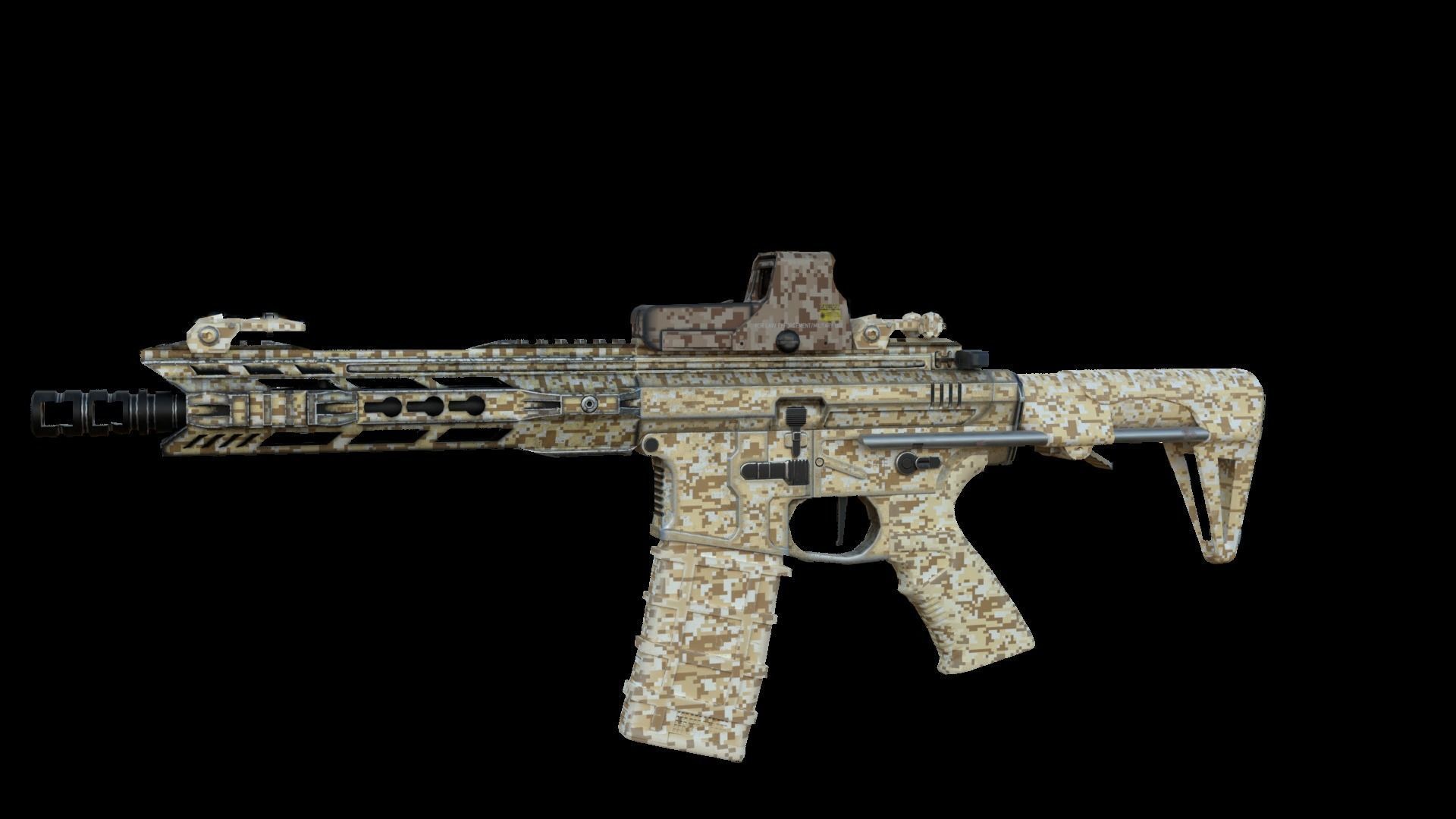 3D model Modular Combat Rifle-Close Quarter Combat Variant VR / AR ...