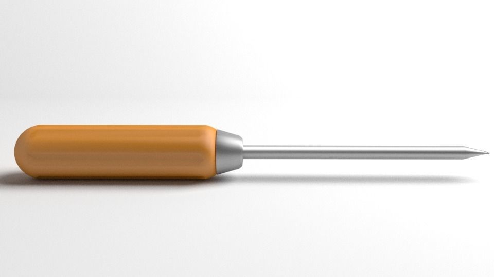 Screw Driver Slot Tip 3D model | CGTrader