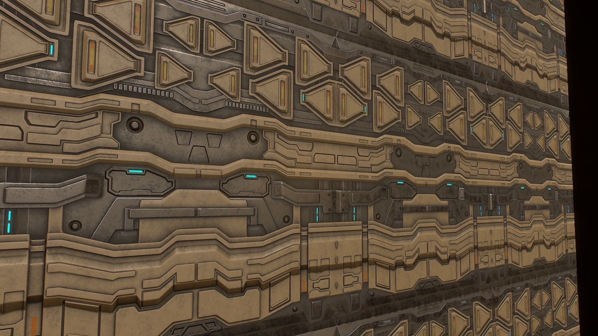 Texture Sci fi panels tileable detailed textures VR / AR / low-poly ...