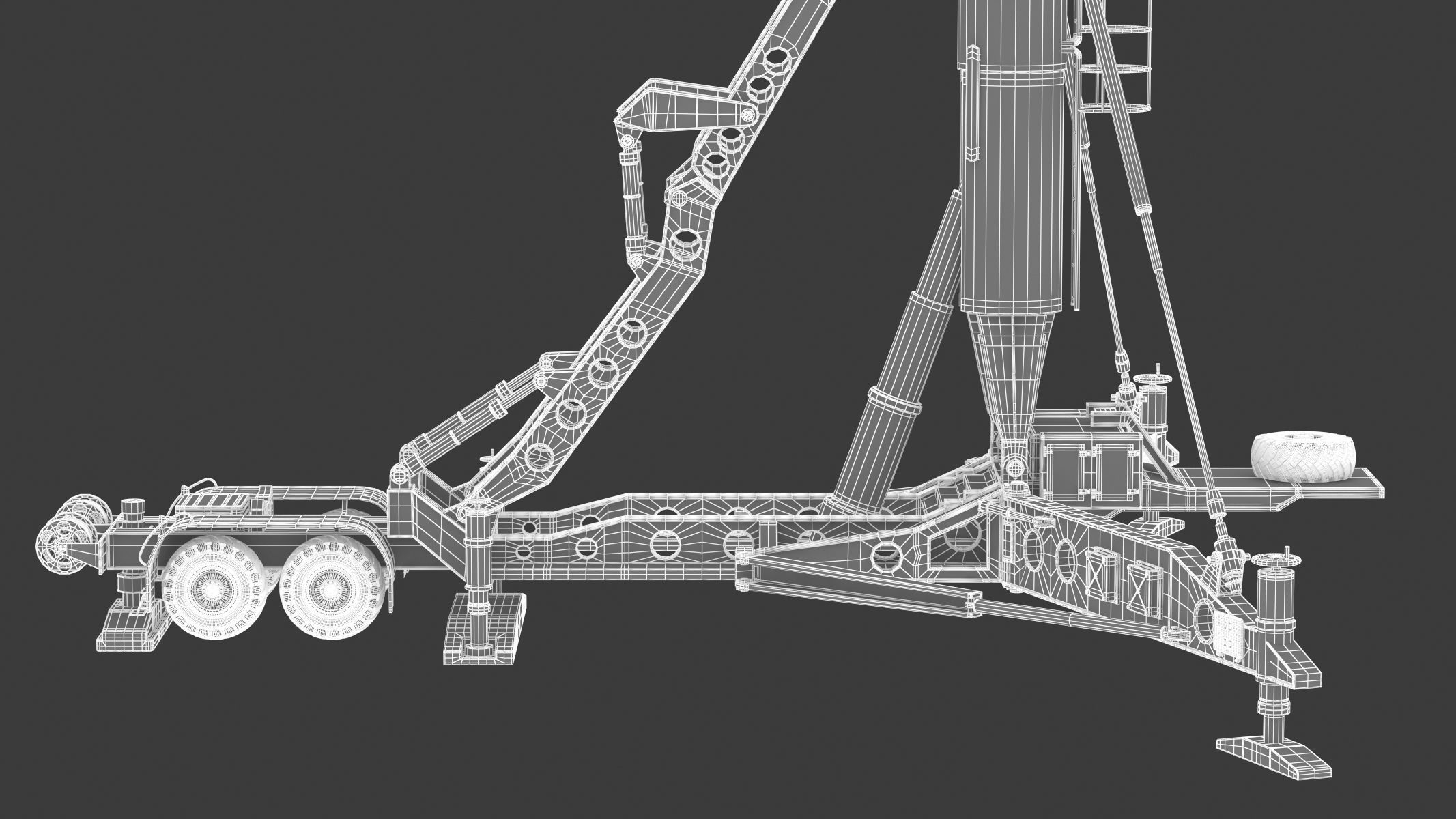 40V6MD Clam Shell Mast Radar 3D model | CGTrader