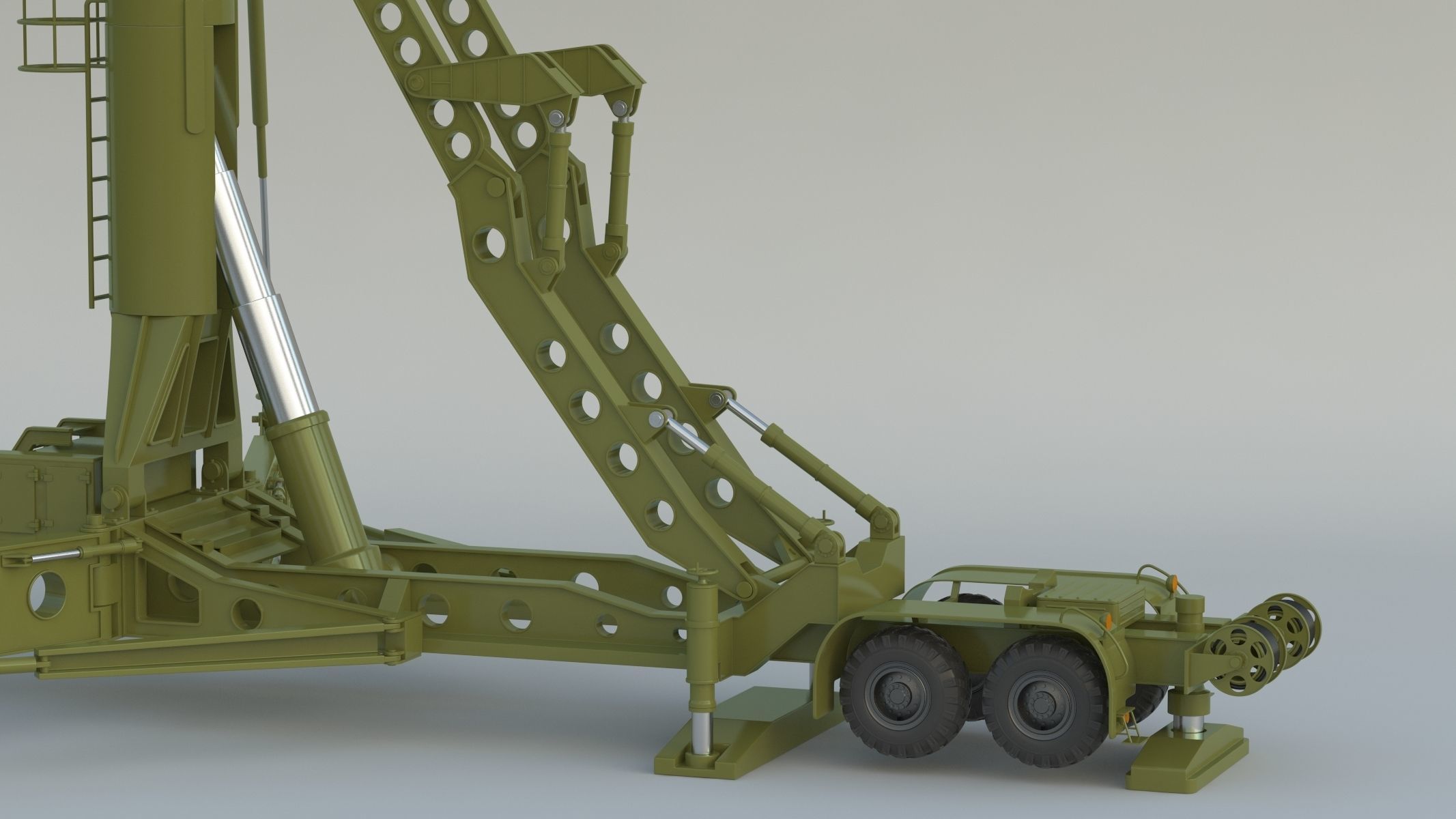 40V6MD Clam Shell Mast Radar 3D model | CGTrader