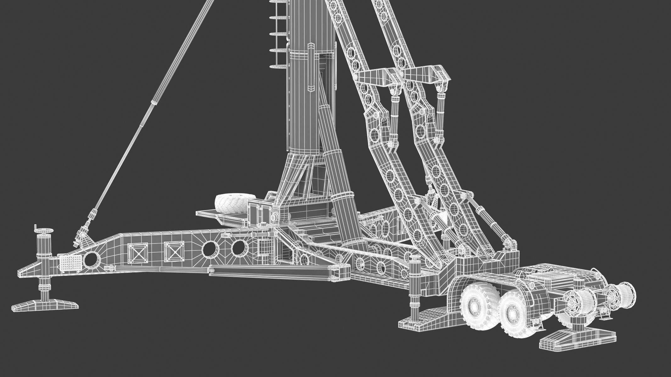 40V6MD Clam Shell Mast Radar 3D model | CGTrader