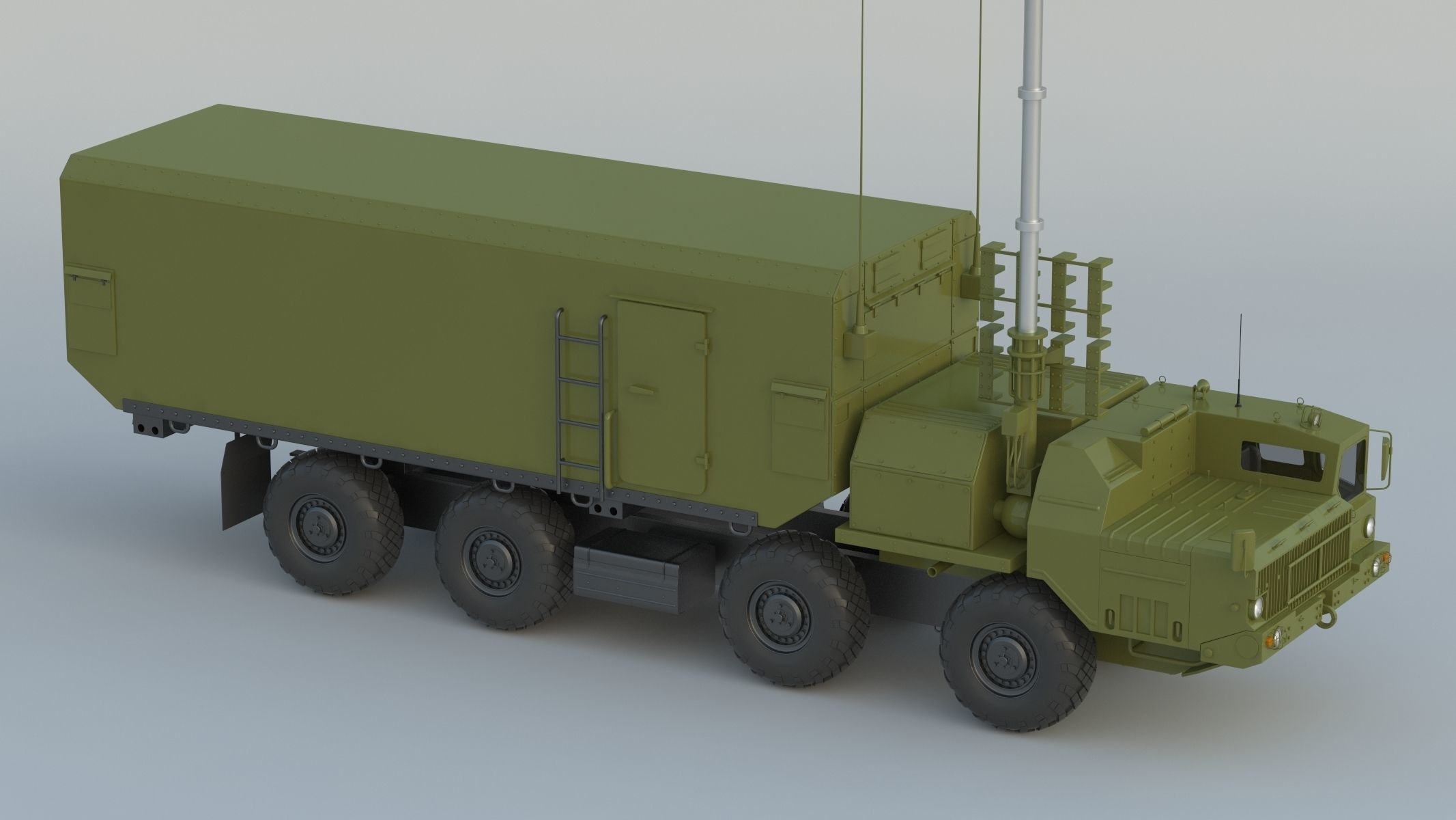 Command Post 55K6E 3D model | CGTrader