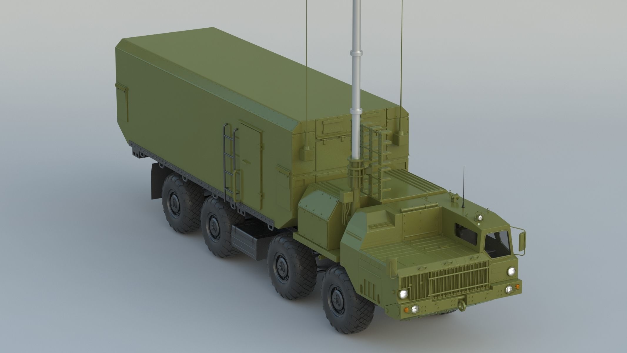 Command Post 55K6E 3D model | CGTrader