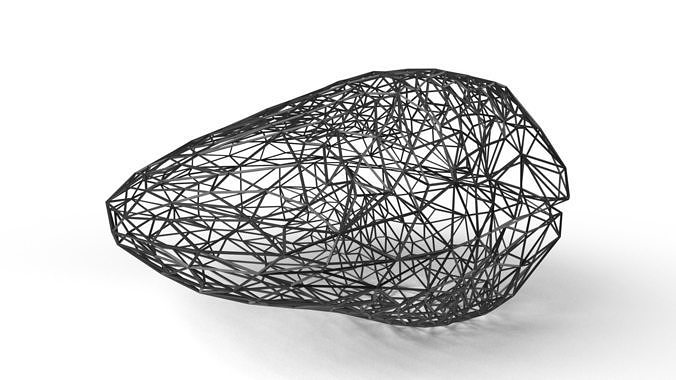 3D model Clam Wireframe VR / AR / low-poly | CGTrader