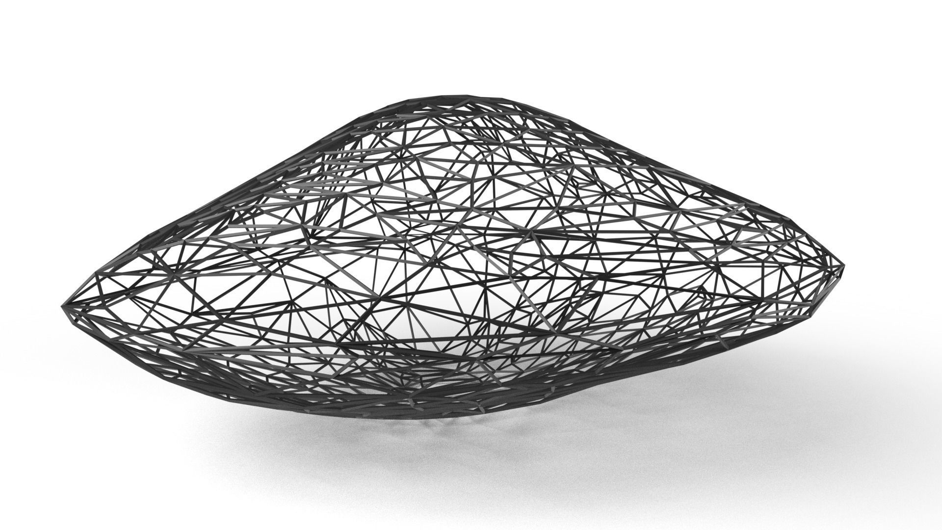 3D model Clam Wireframe VR / AR / low-poly | CGTrader