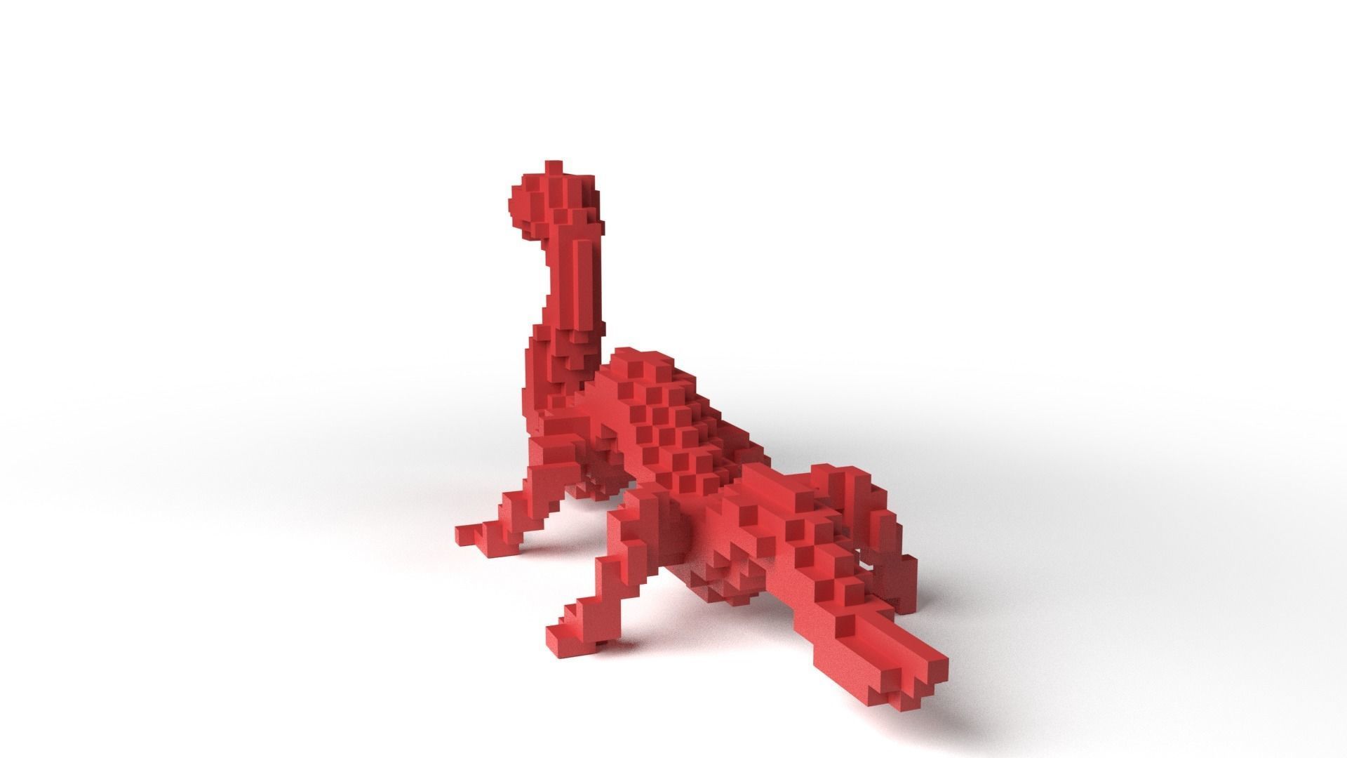 3D model Dragon Minecraft Voxel VR / AR / low-poly | CGTrader