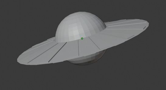 3D asset Lowpoly UFO | CGTrader