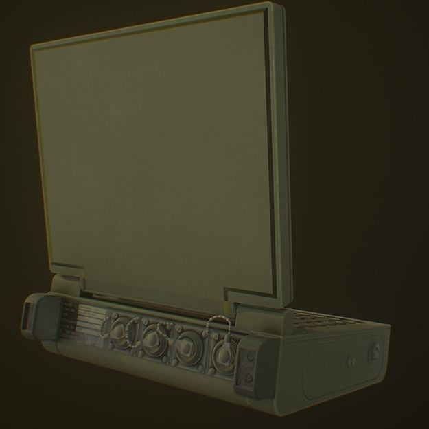 Military Laptop free 3D model | CGTrader