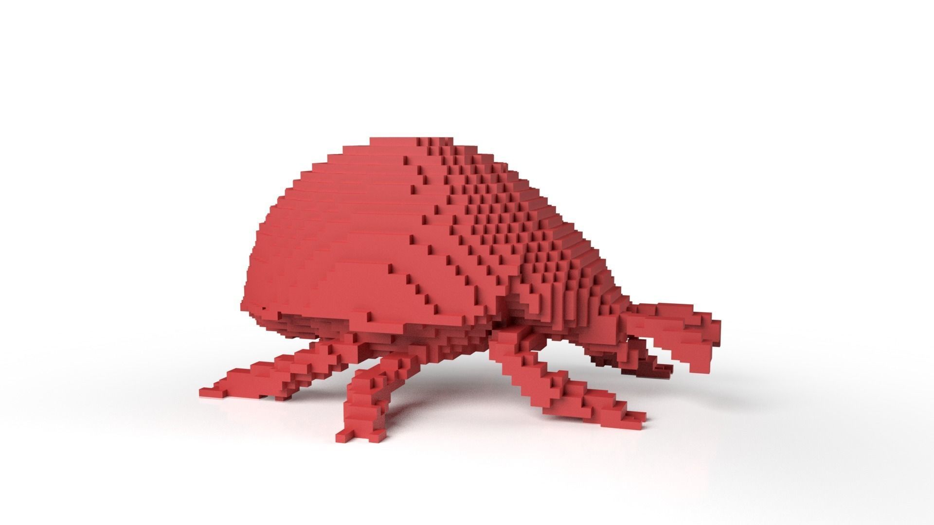 3D model Ladybird Minecraft Voxel VR / AR / low-poly | CGTrader