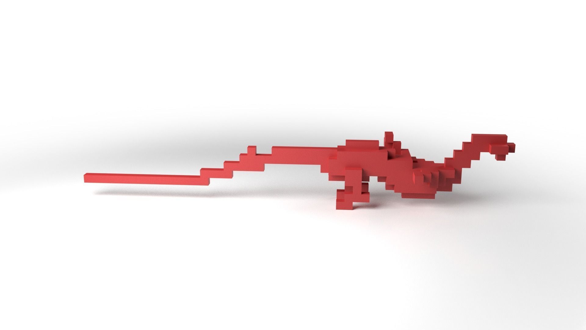 3D model Smaug Minecraft Voxel VR / AR / low-poly | CGTrader