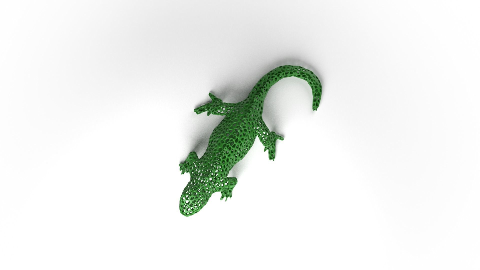 3D model Iguana Voronoi VR / AR / low-poly | CGTrader