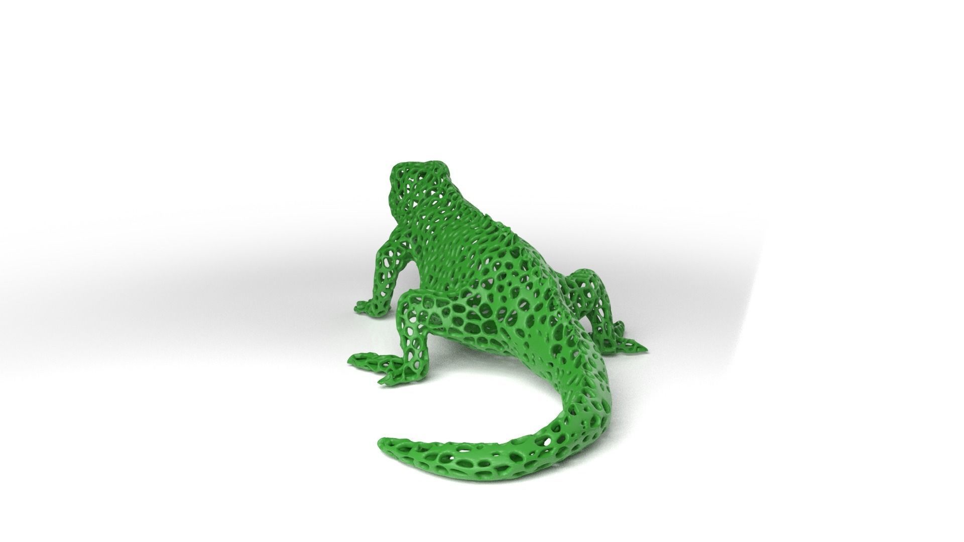 3D model Iguana Voronoi VR / AR / low-poly | CGTrader