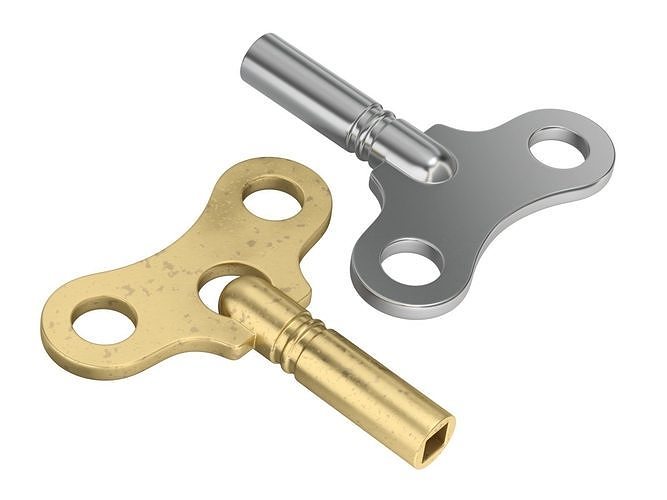 Winding Keys 3D model | CGTrader