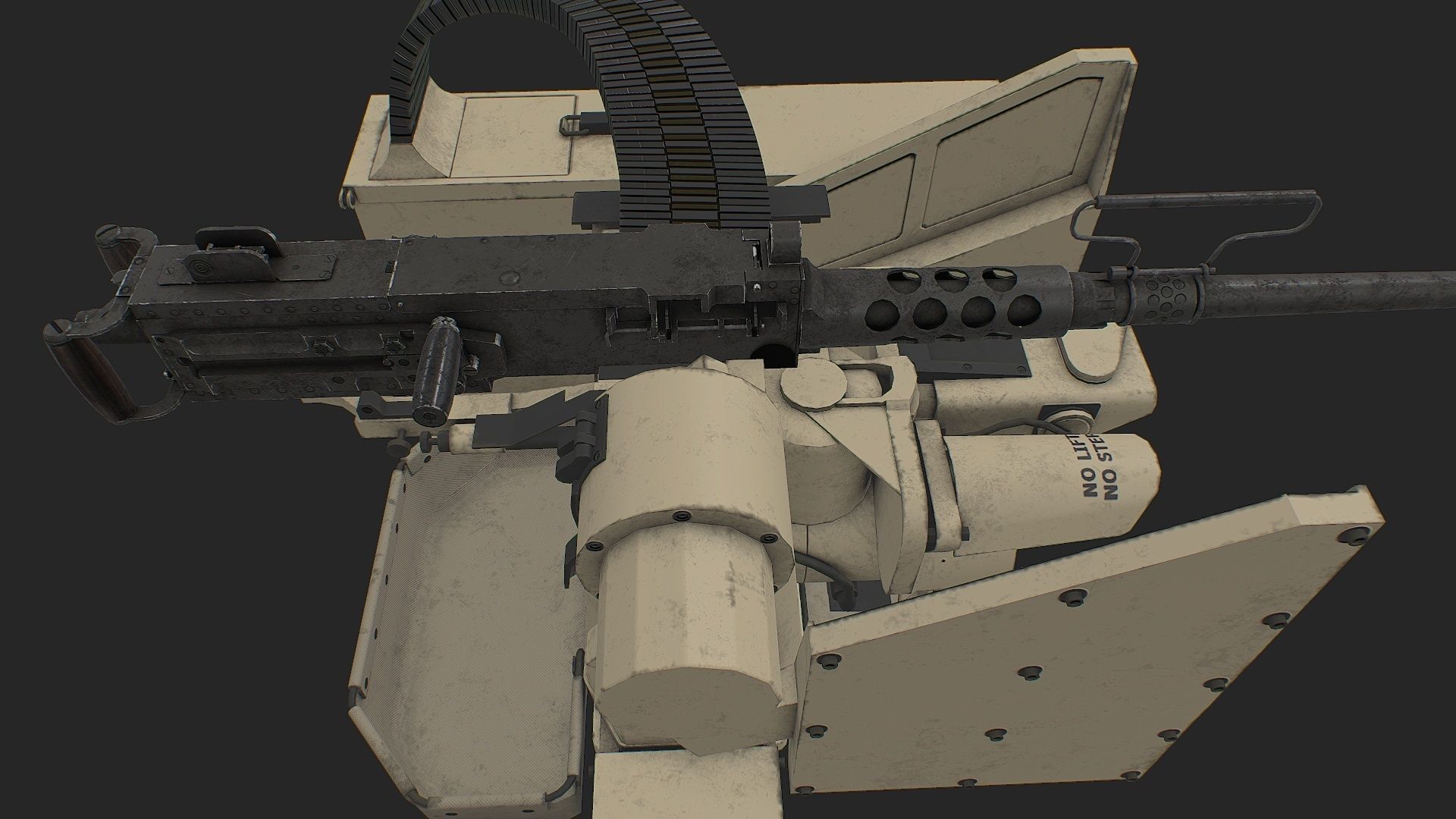 3D model CROWS KONGSBERG M2 VR / AR / low-poly | CGTrader